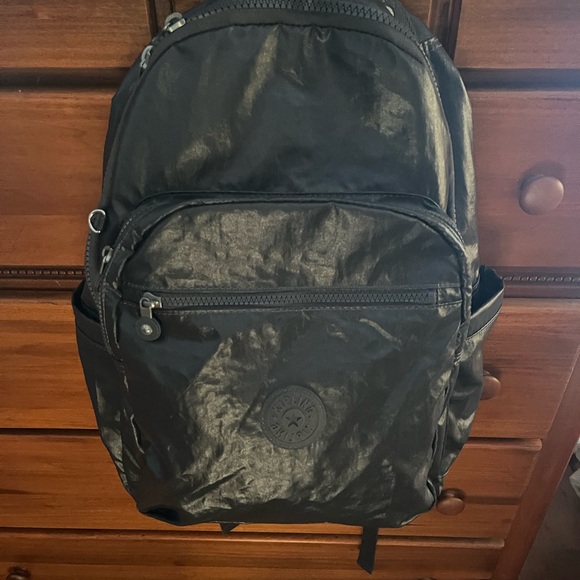 Kipling | Bags | Kipling Seoul Backpack Metallic Grey | Poshmark